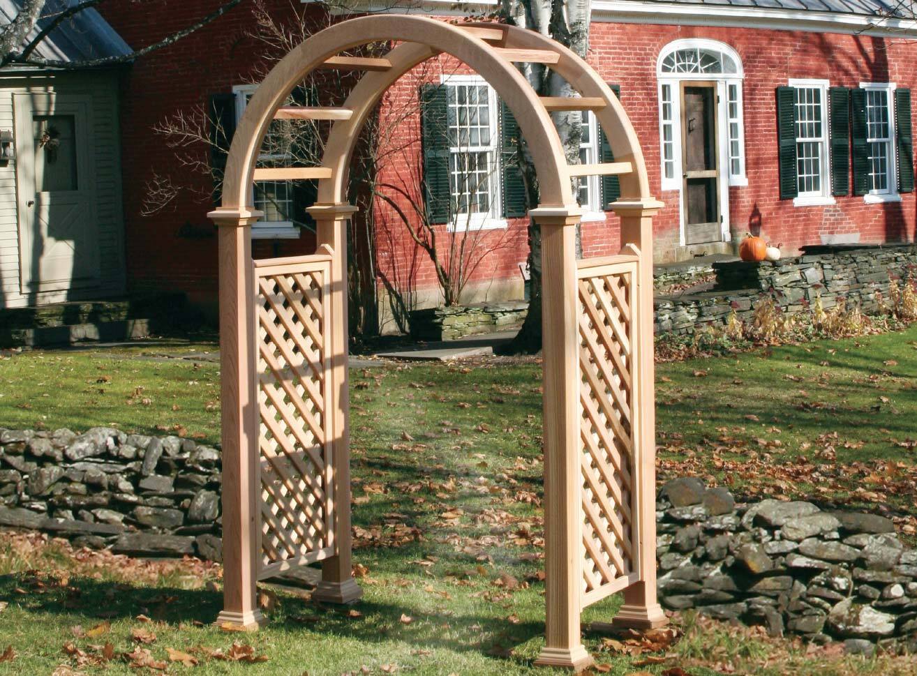 New England Arbors With Gates New England Arbors | Oasis Outdoor